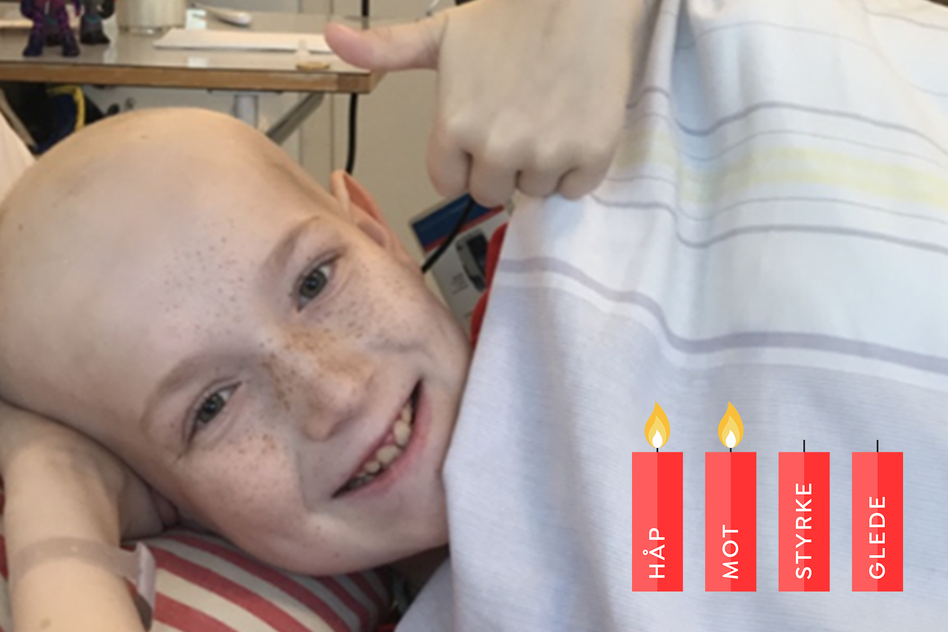 Glade Barn Med Kreft